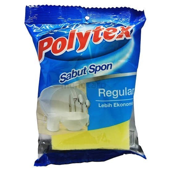 Jual 3M Scotch Brite Polytex Spons Spon Sabut Kasar Hijau Anti Gores ...