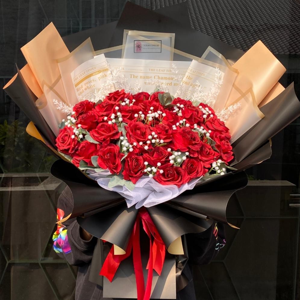 Jual MEGA ARTIFICIAL ROSES BOUQUET - Buket Bunga Mawar Imitasi Size Besar Untuk Perayaan Acara ...