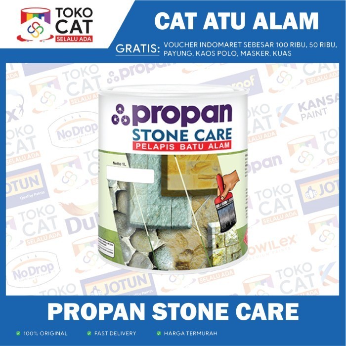 Jual CAT BATU ALAM | PROPAN STONE CARE DOFF 1 L | KEMASAN KALENG | Shopee Indonesia