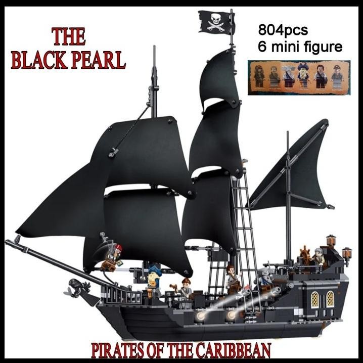 Jual BRICKS LEGO KAPAL BAJAK LAUT THE BLACK PEARL KAPT. JACK SPARROW ...