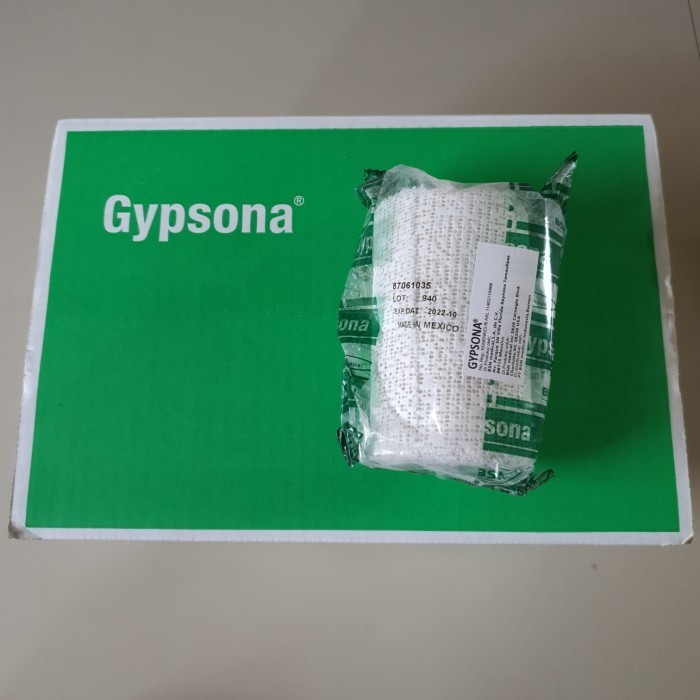 Jual Terlaris Gypsona 10cm x 3.5m / Gypsona 4 Inch / Pembalut Patah ...