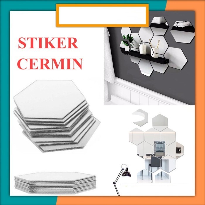 Jual Stiker Cermin Tempel Dinding 12.6X11Cm Stiker Cermin Tempel ...