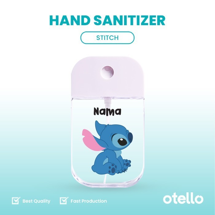Jual Otello Custom Pocket Hand Sanitizer Stitch Nama Spray Bottle ...