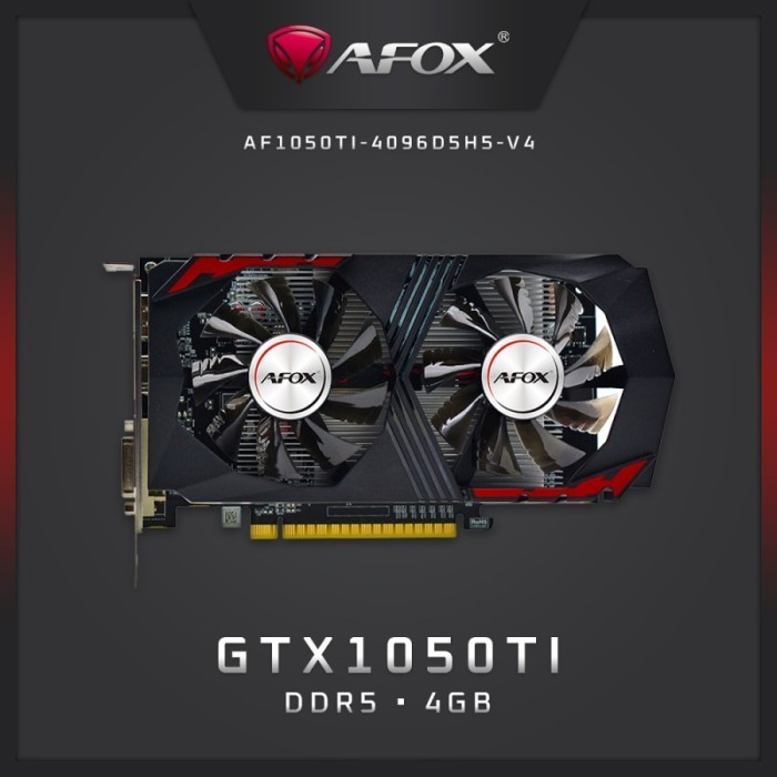 Jual Afox Graphics Card Geforce Gtx1050Ti Gddr5 4Gb | Shopee Indonesia