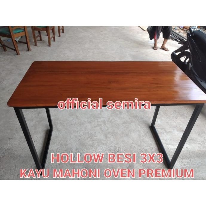 Jual KAYU MAHONI ASLI/MEJA MAKAN/MEJA KANTOR/MEJA KERJA/MEJA MURAH ...