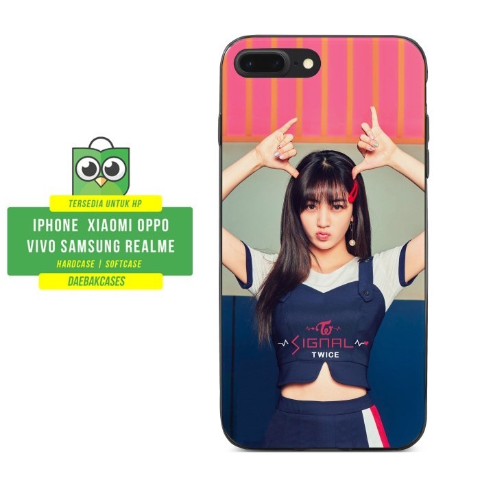 Jual CASING HANDPHONE TEMPERED GLASS CASE TWICE JIHYO SIGNAL | Shopee ...