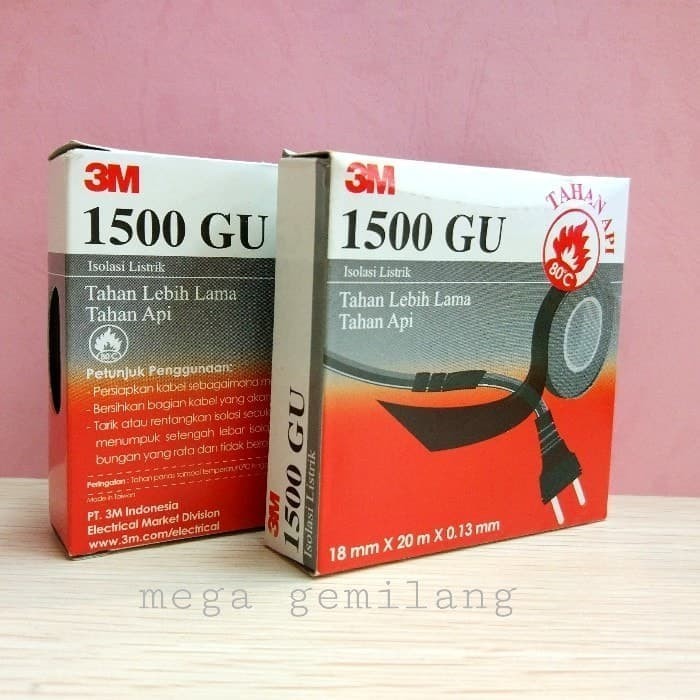 Jual Isolasi Listrik Hitam Panjang 20M 3M 1500 Gu Original | Shopee Indonesia