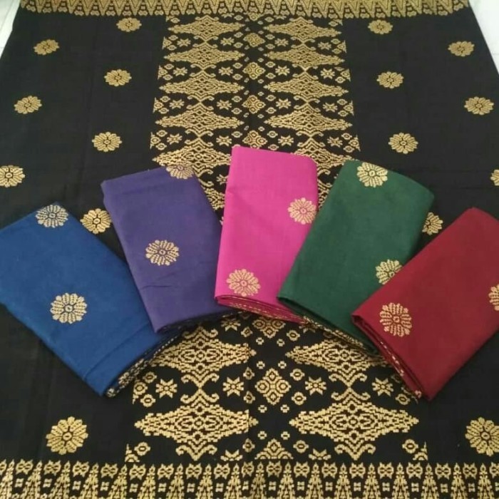Jual Kain Batik Prada Gold Motif Sarung | Shopee Indonesia