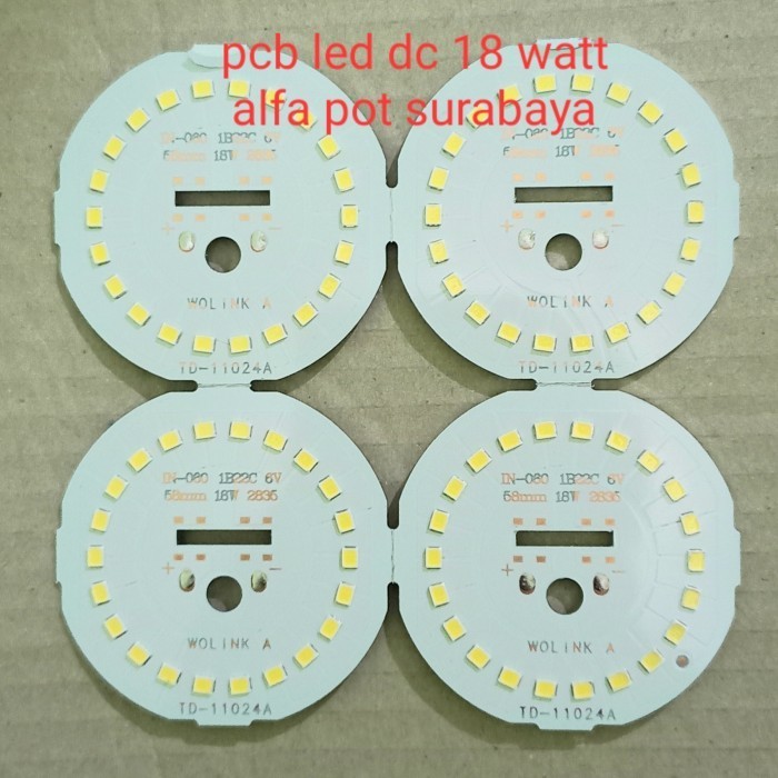 Jual PCB MODUL LAMPU LED DC 18 WATT PUTIH / BIJI | Shopee Indonesia