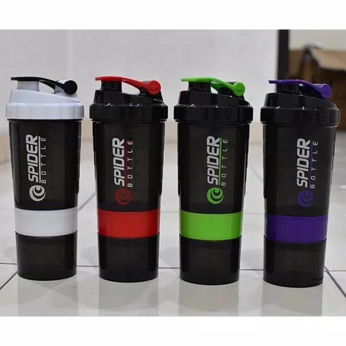 Jual Spider Smart Shaker 600 ML 600ML Botol Fitness Gym Tumbler Botol ...