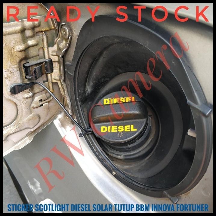 Jual Sticker Scotlight Diesel Tutup Tangki Bbm Solar Innova Reborn ...