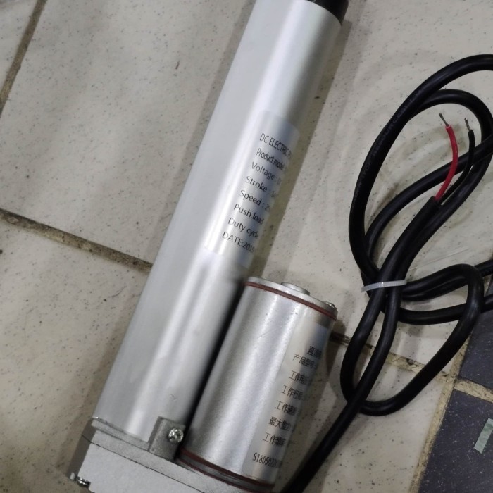 Jual Actuator motorized rod dc 12v push pull rod telescopic motor 140mm ...