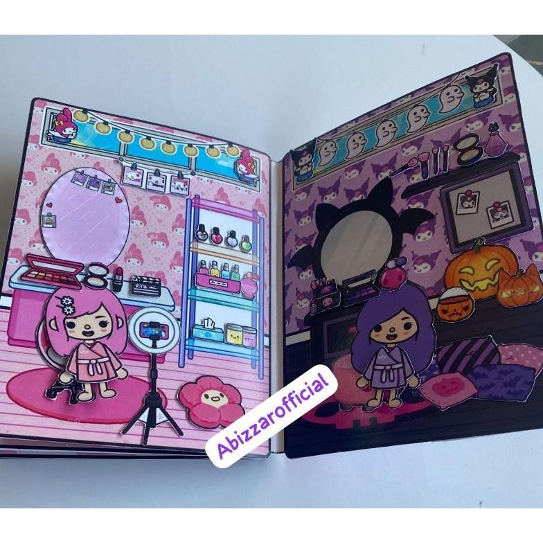 Jual Murah Toca Boca Kuromi My Melody Quiet Book Mainan Edukasi Anak ...