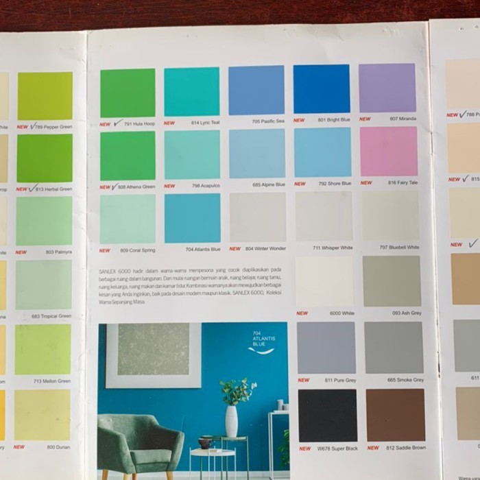 Jual Cat Tembok Sanlex 6000 5Kg Wall Paint Merk Sanlex | Shopee Indonesia