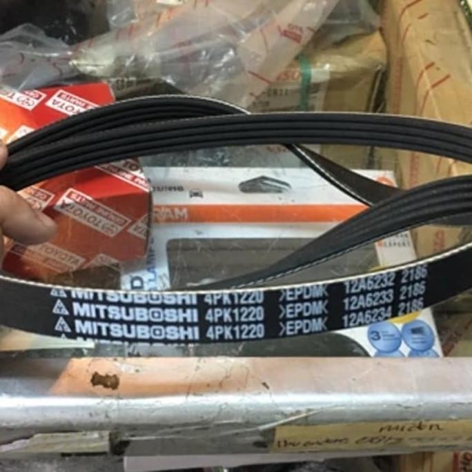 Jual TERBARU - Fan belt Yaris 4PK1220 MITSUBOSHI Tali kipas Vios New 4PK 1220 fanbelt | Shopee ...