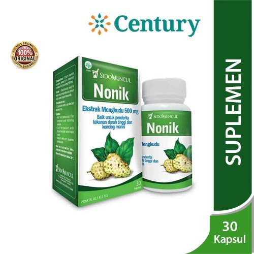 Jual Sidomuncul Nonik Extrak Buah Mengkudu 500mg 30 Kapsul/menurunkan ...