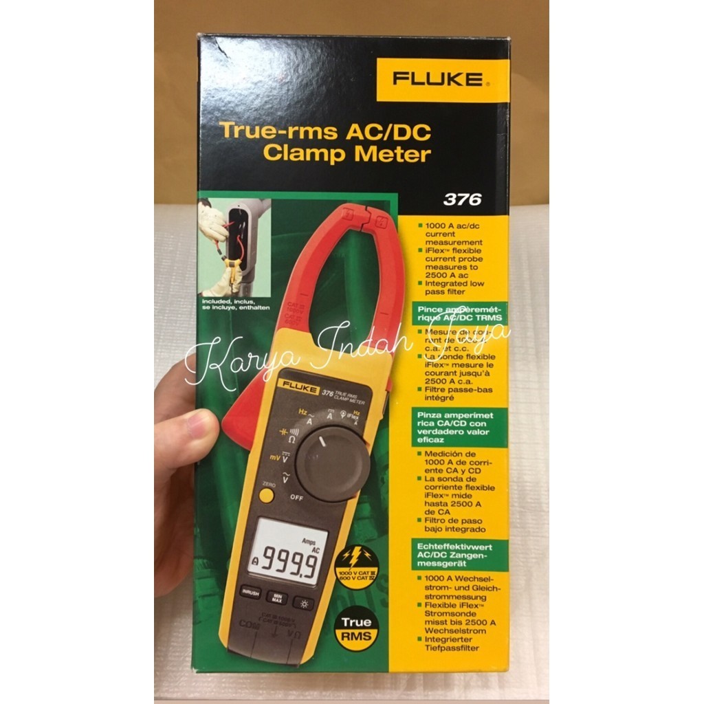 Jual Fluke 376 With Iflex (Tang Ampere) | Shopee Indonesia