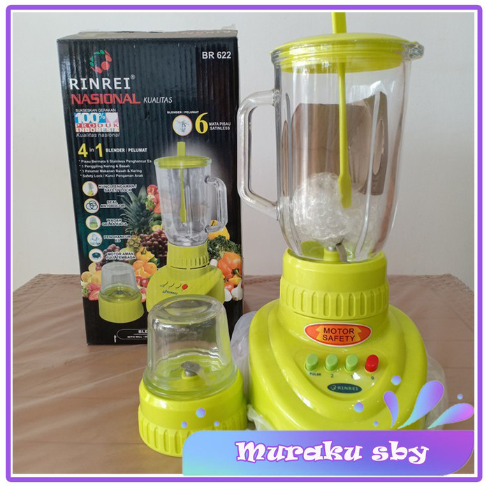 Jual Blender Kaca 2 In 1 Rinrei Br 622 1.8 Liter | Shopee Indonesia