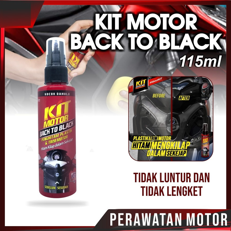 Jual Kit Motor Back to Black Trim Restorer 115 ml Penghitam Body ...