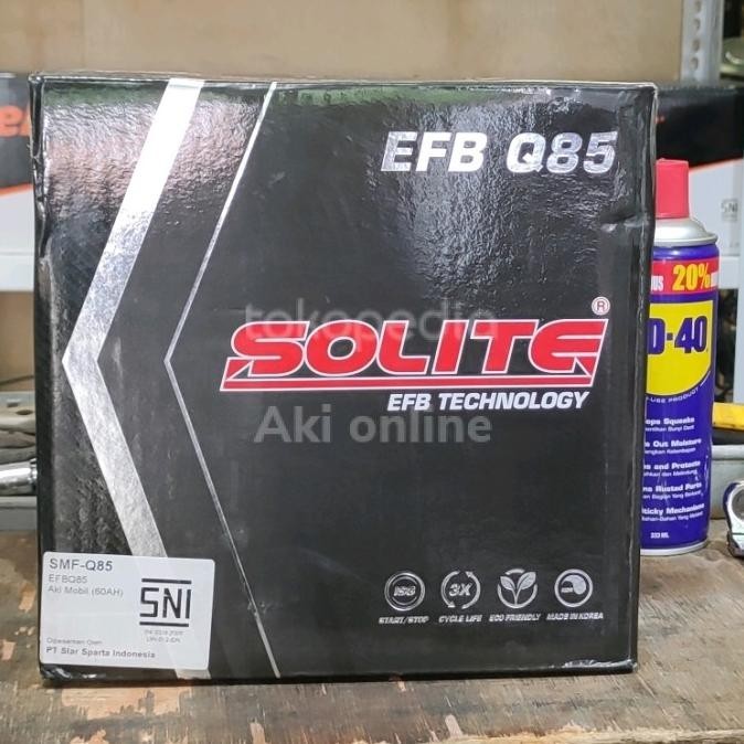 Jual NEW Aki Khusus MAZDA CX5 Dan Mobil ISTOP Q85 SOLITE aki No. 1 di korea | Shopee Indonesia