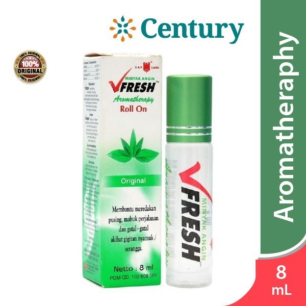 Jual VFRESH MINYAK ANGIN AROMATHERAPY ROLL ON 8 ML / MINYAK ANGIN ...