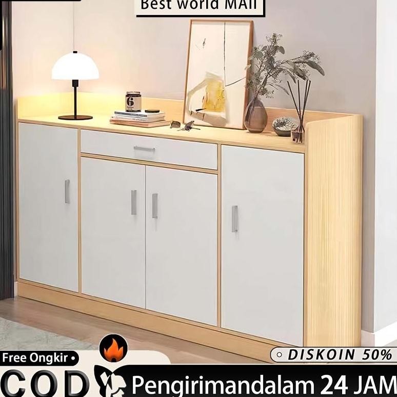 Jual Lemari Sepatu Rak Sepatu Kayu Dengan Lemari Sepatu Minimalis ...