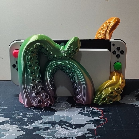 Jual 3D Print Octopus Docking Nintendo Switch Oled Version | Shopee ...
