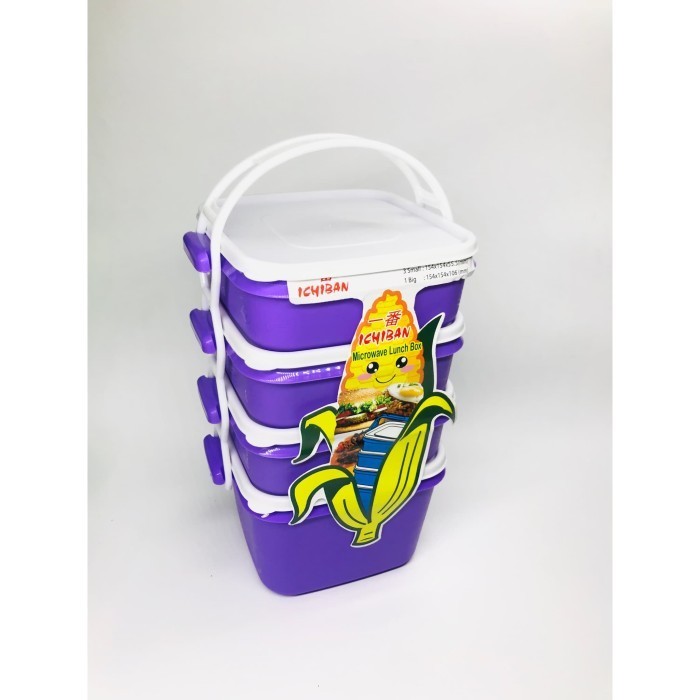 Jual Rantang Susun 4 In 1 / Rantang Makanan/ Ratan Susun Ichiban /Bekal ...