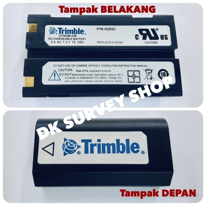 Jual Battery Trimble Baterai Trimble Gps 5700 5800 R6 R7 R8 Replaces ...