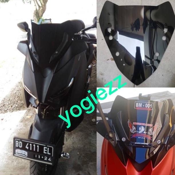 Jual windshield yamaha xmax 250 visor xmax v2 flyscreen xmax eropa bee ...