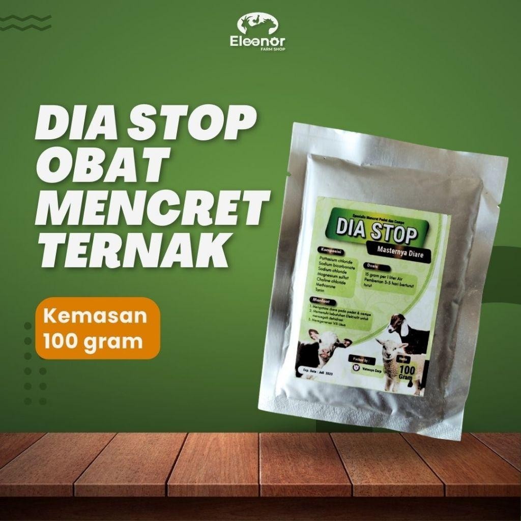 Jual Obat Mencret Kambing Sapi Dia Stop Kemasan 100 Gr Farm | Shopee ...