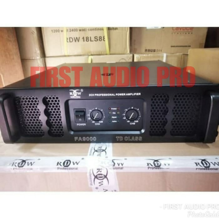 Jual Terlaris!! Power Amplifier Rdw Fa9000 / Fa 9000 2 X 1800 Watt ...