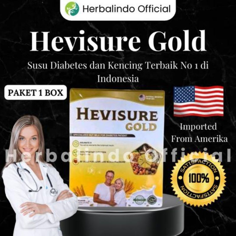 Jual Hevisure Gold Susu Diabetes Dan Kencing Manis Original | Shopee ...