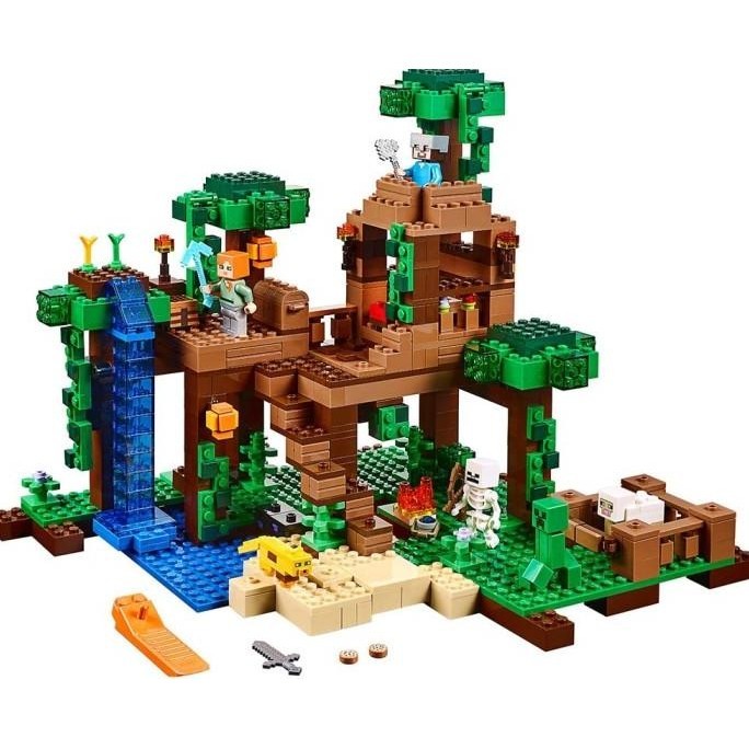 Jual Lego Minecraft The Jungle Tree House 562 pcs (18003) | Shopee ...