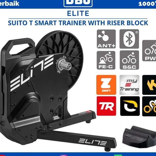 Jual Elite Suito T Smart Trainer With Riser Block Trainer Indoor Sepeda ...