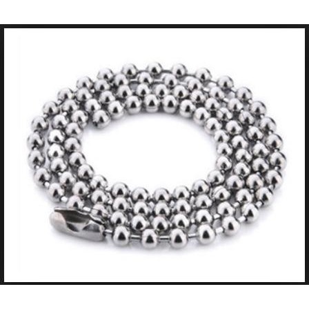 Jual Rantai Kalung Biji Lada Ukuran 5Mm Ball Chain Nelace 5Mm | Shopee ...