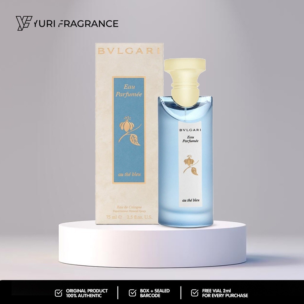 Jual Bvlgari Eau Perfumee Au The Bleu Cologne 75ml Original Box Segel ...
