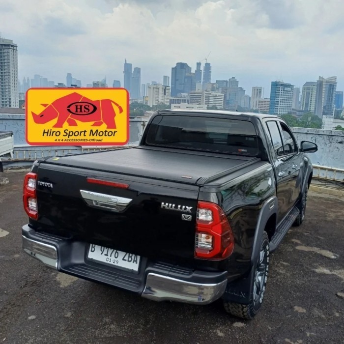 Jual tutup bak rollerlid electric hilux revo 2016 - 2024 Hiro Motor | Shopee Indonesia