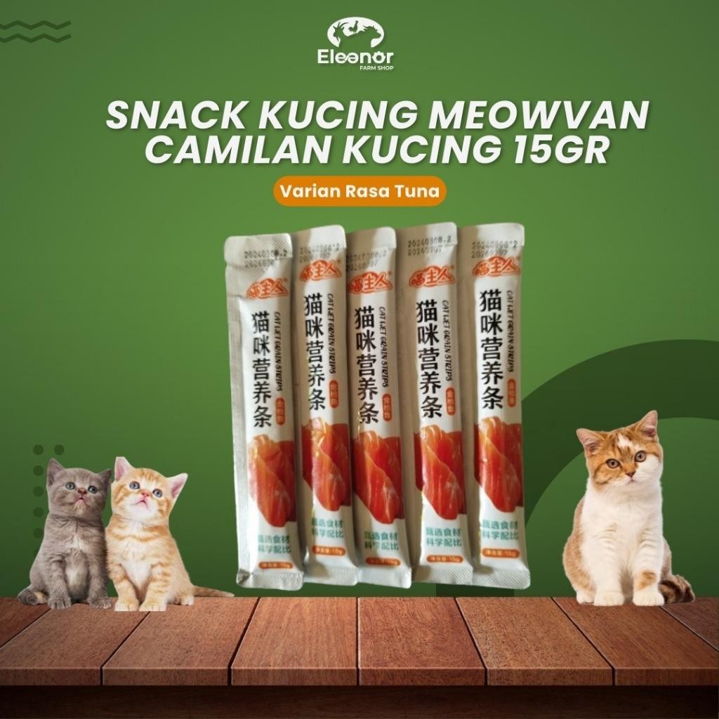 Jual Snack Kucing Meowvan Rasa Tuna Snack Penggemuk Kucing Food Cat ...