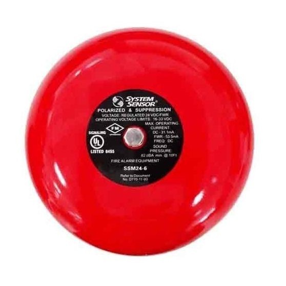 Jual HARGA DISC - System Sensor Fire Alarm Bell Notifier SSM24-6 Alarm ...
