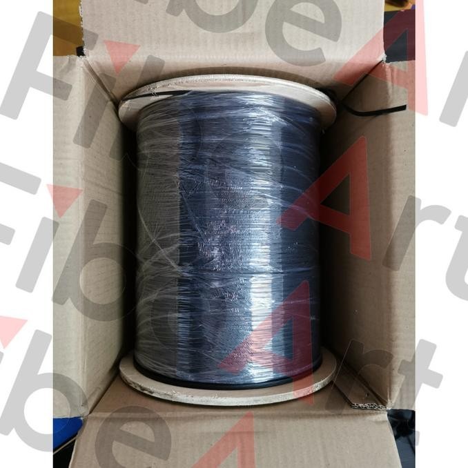 Jual Kabel Fiber Optik Drop 4 Core - 3 Steel Wires (1000M) | Shopee ...