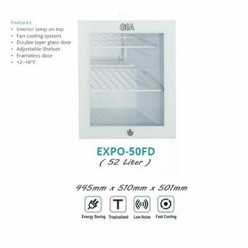 Jual Gea Showcase Mini Expo-50Fd / Expo 50 Fd / Expo50Fd / Chiller Mini ...
