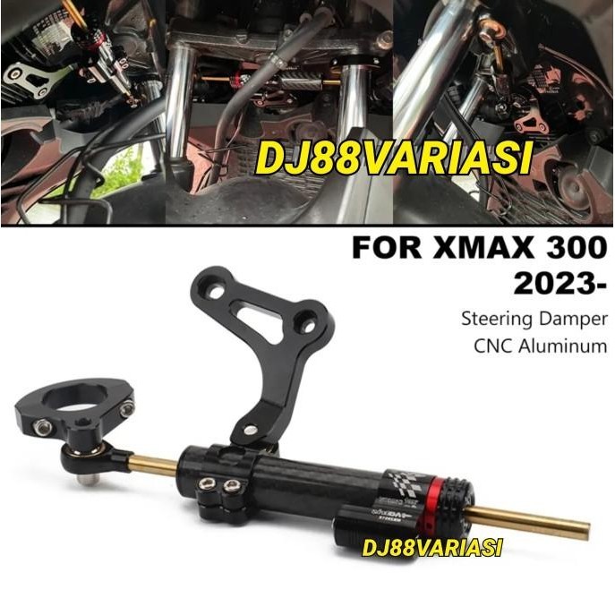 Jual Dijual Steering Damper Matris Xmax 300 Stabilizer Stang Xmax New ...