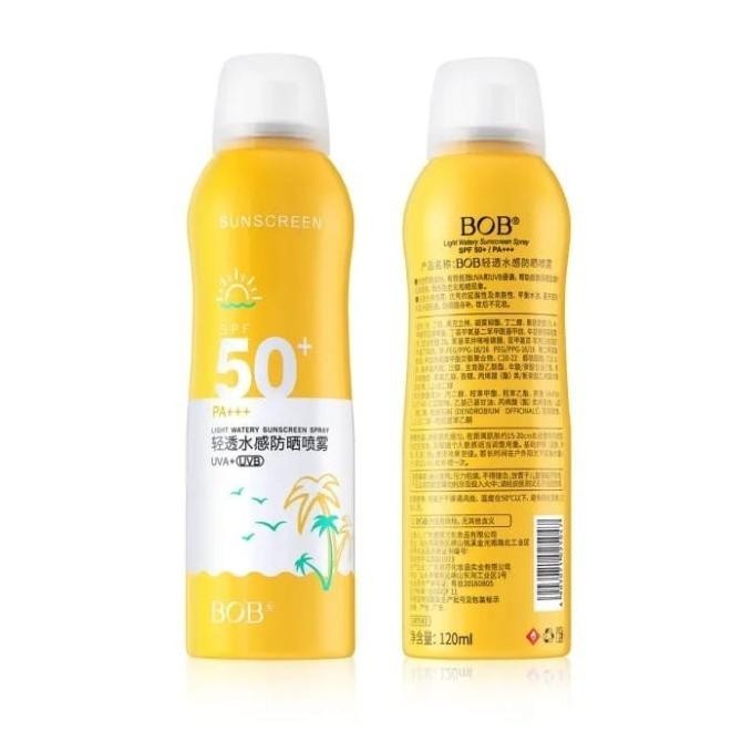 Jual Sunscreen Kids Spray BOB 120ML Spf 50+ PA+++ | Shopee Indonesia
