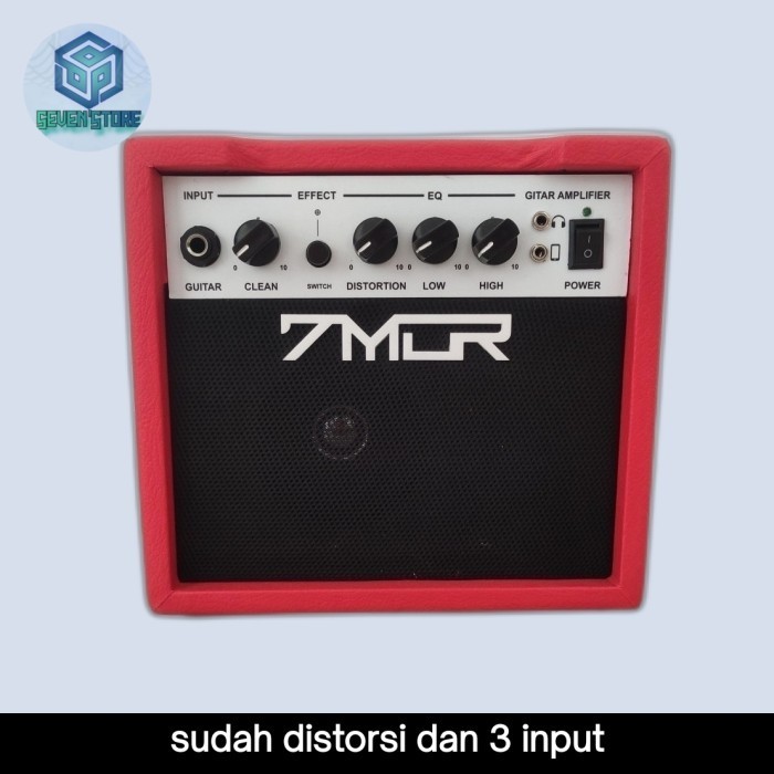 Jual Ami Ampli Gitar Mini 7Mor Original 3 Input 5Inch Bergaransi ...