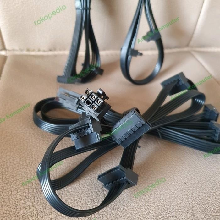 Jual Kabel Modular 8 Pin To Sata Original Corsair Psu | Shopee Indonesia