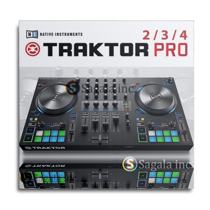 Jual Traktor Pro 2 3 4 - WIN MAC - native instrument DJ software ...