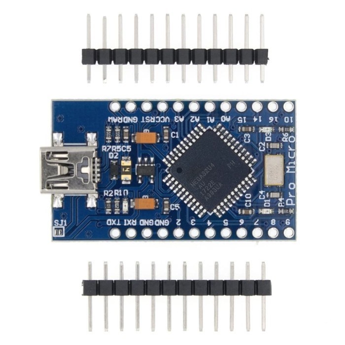 Jual Arduino Pro Micro Leonardo Atmega32U4 With Mini Usb Port | Shopee Indonesia