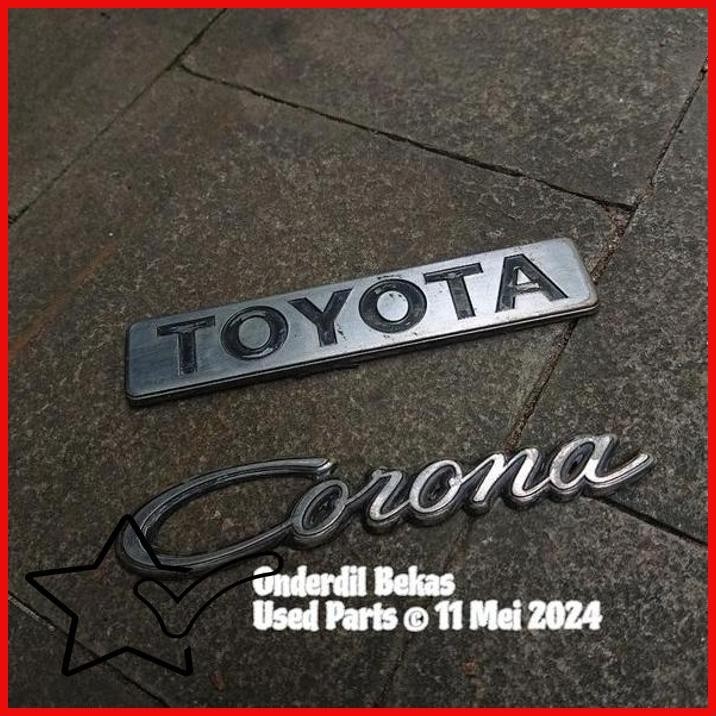 Jual [OBU] EMBLEM BAGASI TOYOTA CORONA RT132 | Shopee Indonesia