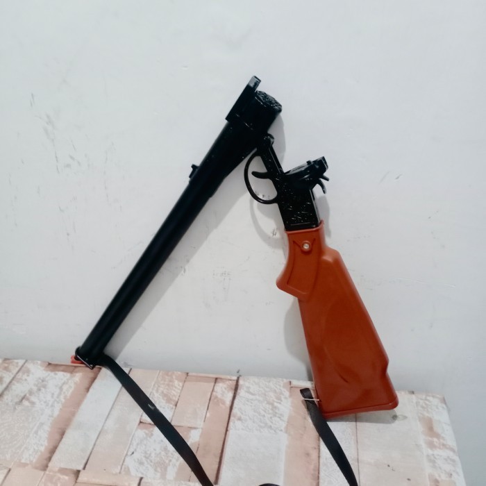 Jual TOP diecast metal cap gun riffle cowboy revolver petasan dompis ...
